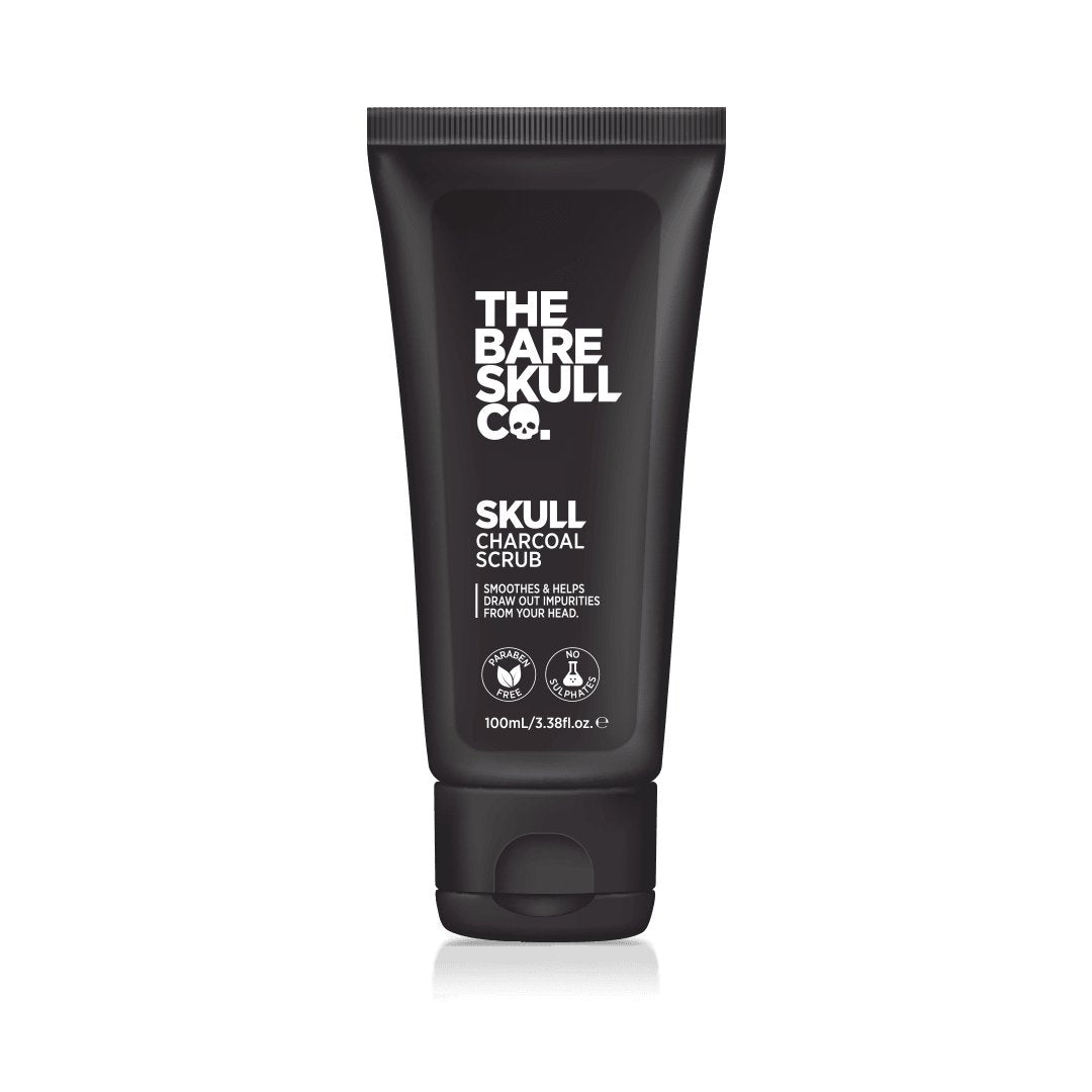 Skull Charcoal Scrub | The Bare Skull Co.